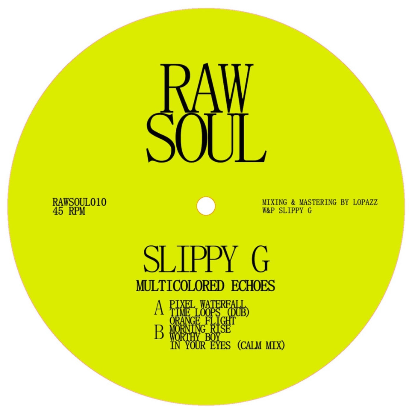 Slippy G | Multicolored Echoes EP – vinylunderground.co.uk