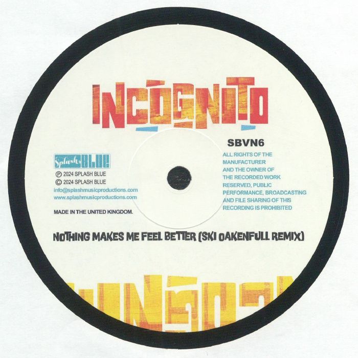 Incognito | Nothing Makes Me Feel Better (inc Bluey Mix ...