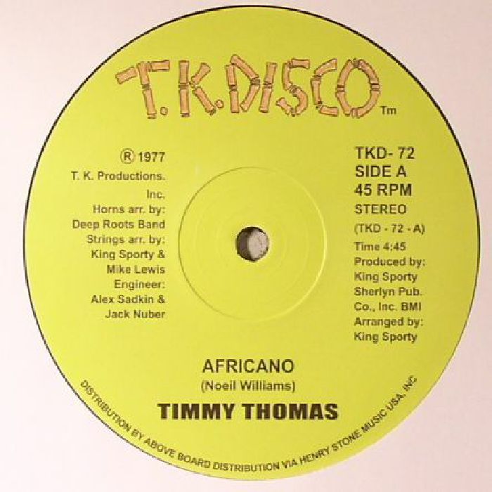 Timmy Thomas | Africano – vinylunderground.co.uk