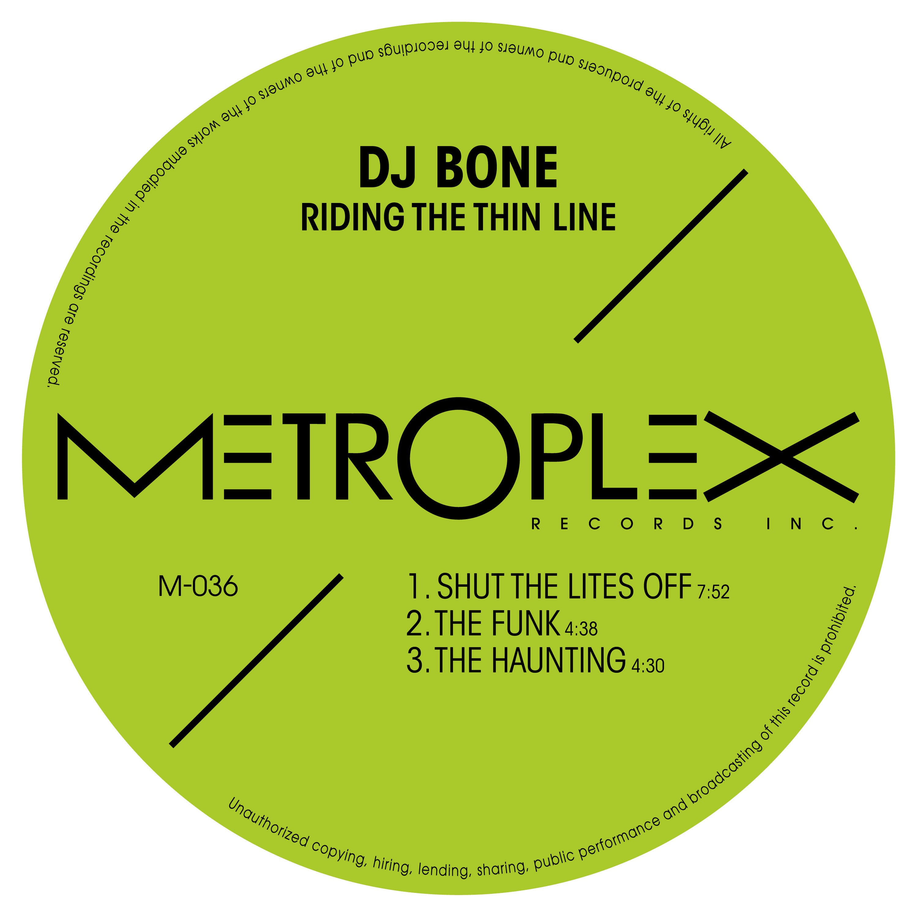 DJ Bone | Riding The Thin Line – vinylunderground.co.uk
