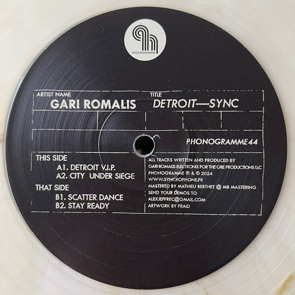 Gari Romalis | Detroit Sync EP – vinylunderground.co.uk