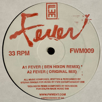 Stefan Ringer / Ben Hixon | Fever – vinylunderground.co.uk