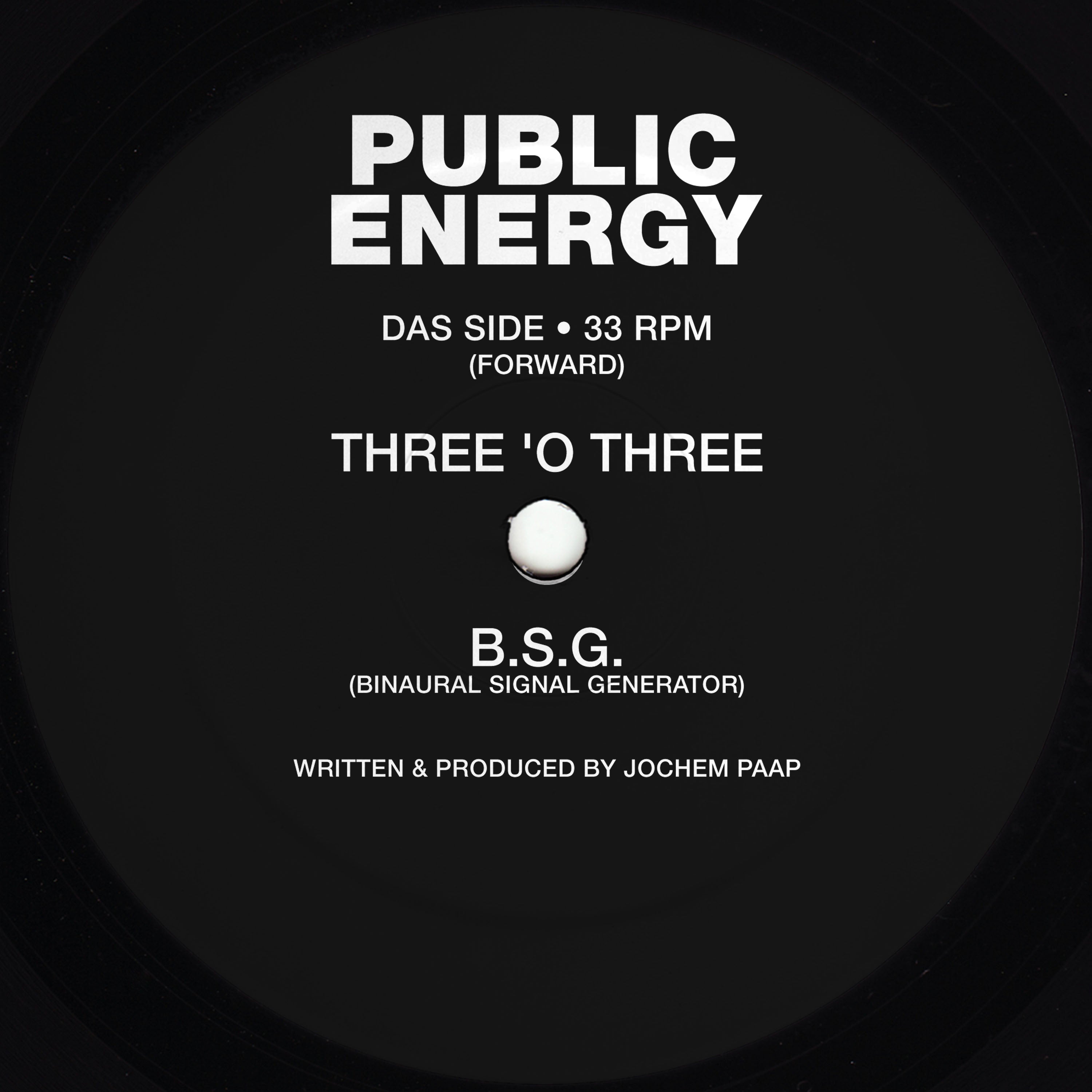 Public Energy | Three O Three – vinylunderground.co.uk