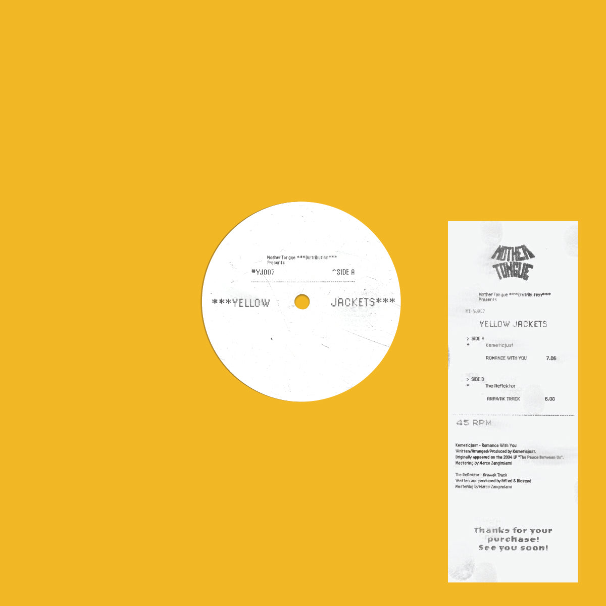 Kemetic Just / The Reflektor | Yellow Jackets Vol.7 – vinylunderground ...