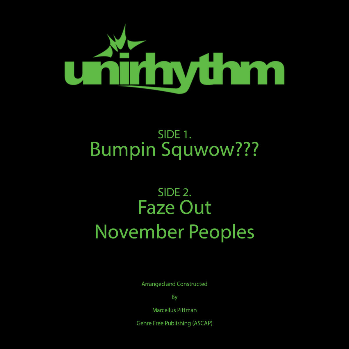 MARCELLUS PITTMAN | BUMPIN SQUWOW – vinylunderground.co.uk