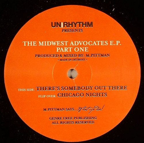 Marcellus Pittman | The Midwest Advocates – vinylunderground.co.uk