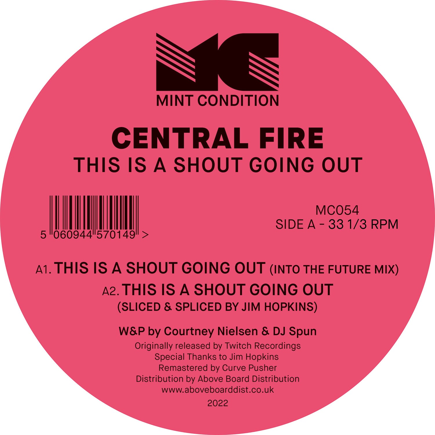 Central Fire | This Is A Shout Going Out – vinylunderground.co.uk